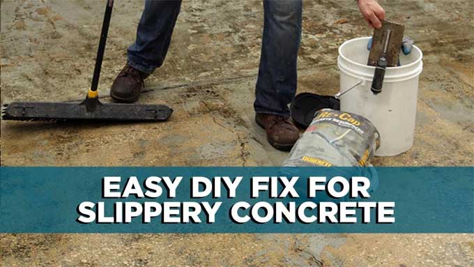 Slippery Concrete How To Make Concrete Not Slippery