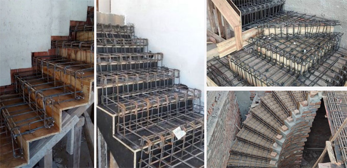 Concrete Staircase and its Formwork | Formwork for Staircases: Design ...